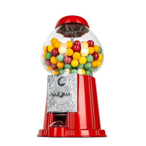 Buy Ebuzz 15 Inch Metal Gumball Machine Coin Operated Bubblegum Sweet Dispenser Vending