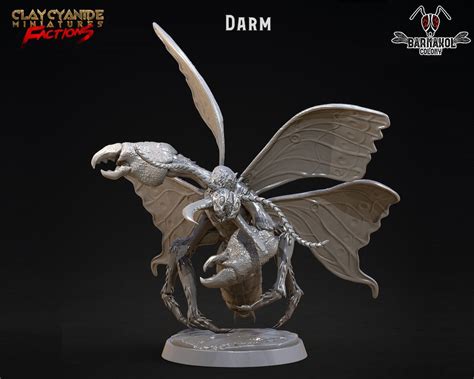 Giant Moth Miniature Giant Stirge Miniature Iconic Monsters For Dandd 5e Pathfinder And