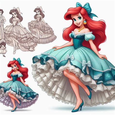 Ariel Wearing A New Blue Dress By Spongebobnintendo20 On Deviantart