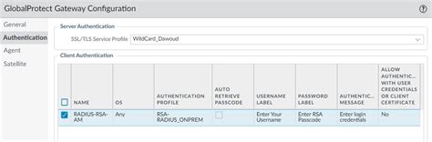 How To Configure Palo Alto Global Protect Vpn To Support Rsa Am To Be