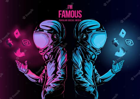 Premium Vector | Im Famous