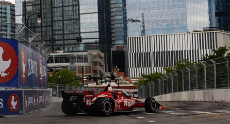 Lundgaard Ran Second In The Closing Stage Of The Music City Grand Prix