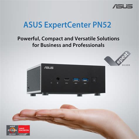 Asus Mini Pc Pn52 Ryzen 5 5600h 16gb Ram 512gb Ssd Win 10