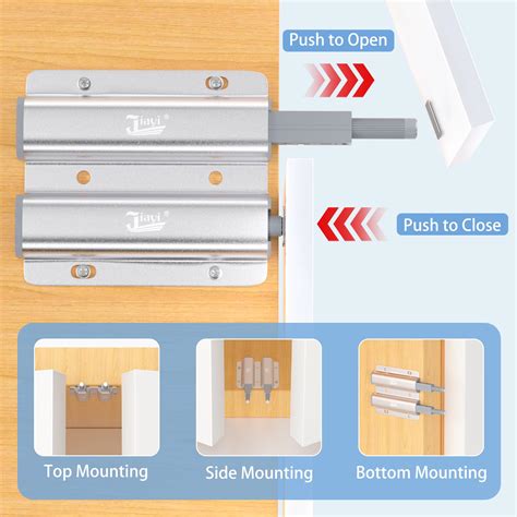 Metal Cabinet Door Catches Heavy Duty 2 Pack Double
