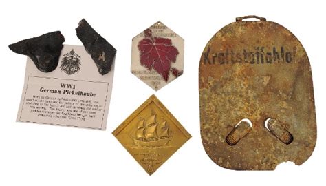 German Wwi And Wwii Era Relics And Souvenirs Lot Of 4 C3t Guns