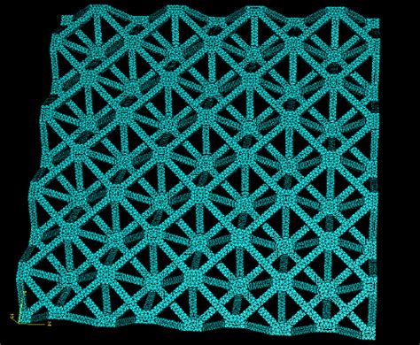 Discretized Geometry Of Entire Truss With 122057 Linear 4 Noded
