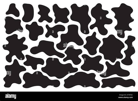 Amorphous Liquid Isolated Shape Set Stock Vector Image And Art Alamy