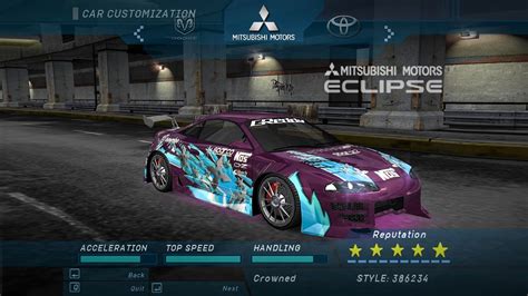 Nfs Underground Promo Eclipse Youtube