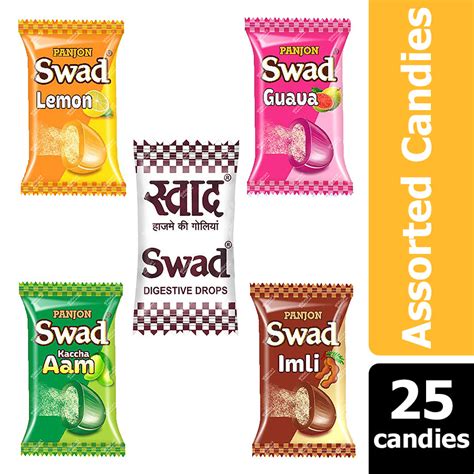 Swad Candy 5 Assorted Flaovers 50 Pieces