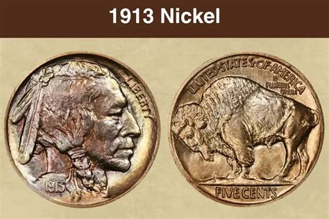 1913 Nickel Value Checker Errors List D S And No Mint Mark Worth