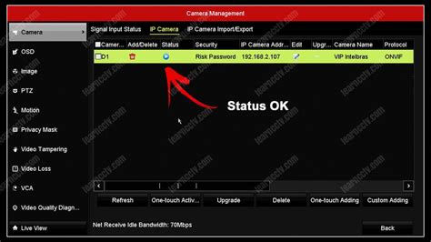 how to add an onvif ip camera to a hikvision dvr learn