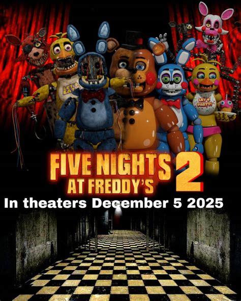 Five Nights At Freddys 2 Movie Poster 3 By Bryandurate On Deviantart