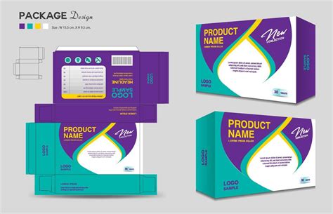 Supplements And Cosmetic Box Design Package Design Template Box