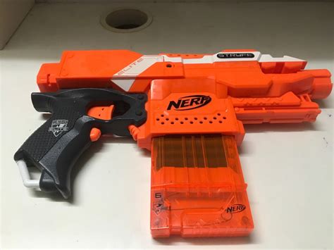 Nerf Stryfe Hobbies And Toys Toys And Games On Carousell Nerf Stryfe Hobbies And Toys Toys And Games On Carousell