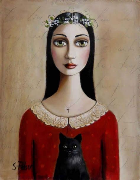 Portrait By Sandra Pelser Portrait Art Female Art Whimsical Art