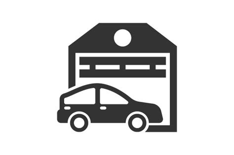 Car Garage Icon Graphic By Icon Factory · Creative Fabrica