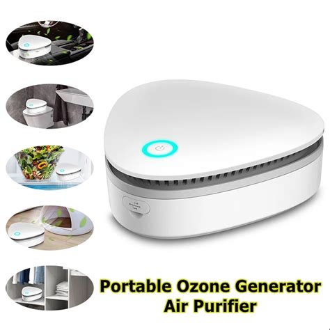 Ozone Sterilizer Generator Car Air Purifier Disinfect O3 Deaerator
