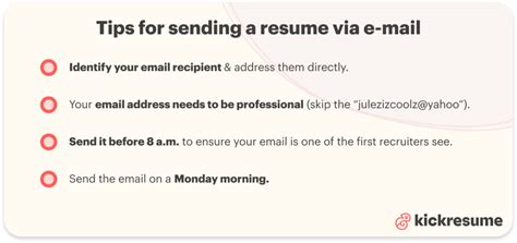 What To Write In An Email When Sending A Resume Samples Kickresume Blog