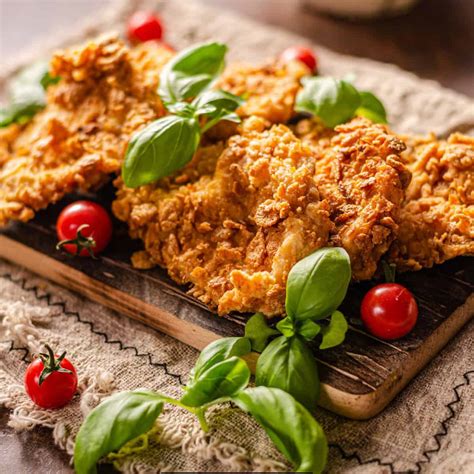 Cornflake Chicken Recipe Crunchy Baked Cornflake Chicken Twosleevers