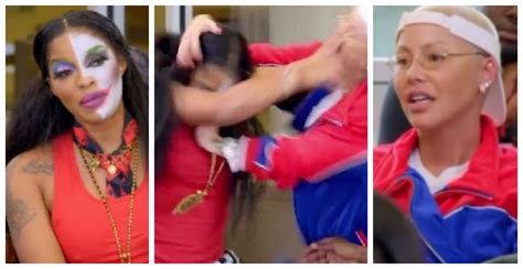 Amber Rose And Joseline Hernandez Fight On Bet College Hill Drama