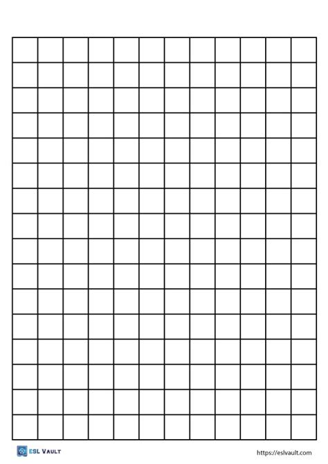 Free Blank Word Search Templates PDF ESL Vault