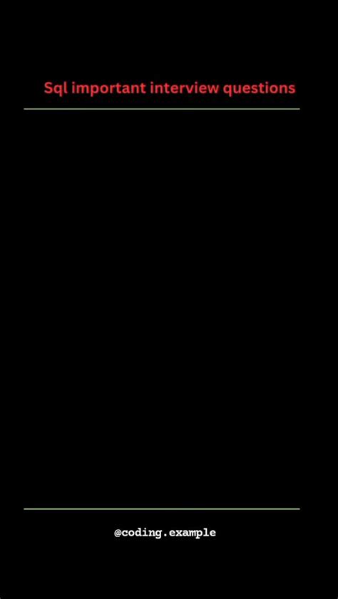 Technical Assets Sql Python Coding Interview Instagram