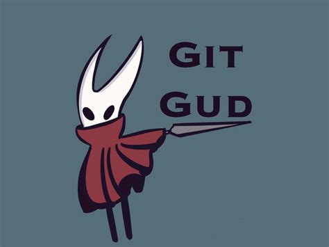 Hornet Git Gud” Sticker Inspired By Hollow Knight Etsy
