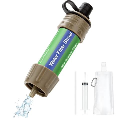 Enoneo 5000l Extérieur Filtre à Eau Portable Purificateur Deau Survie Personnel Filtre Eau