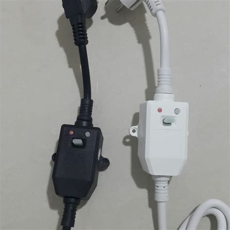 Jual Elcb 10a Hitam Putih Kabel 3 X 1mm Shopee Indonesia