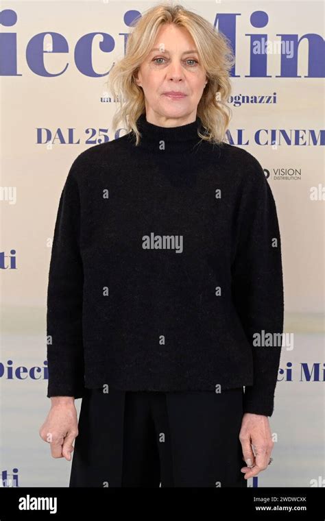 Rome Italy 22nd Jan 2024 Margherita Buy Attends The Photocall Of The Movie Dieci Minuti At