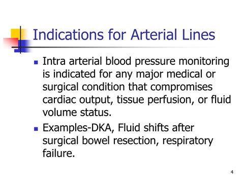 Ppt Arterial Lines Powerpoint Presentation Free Download Id 6356372