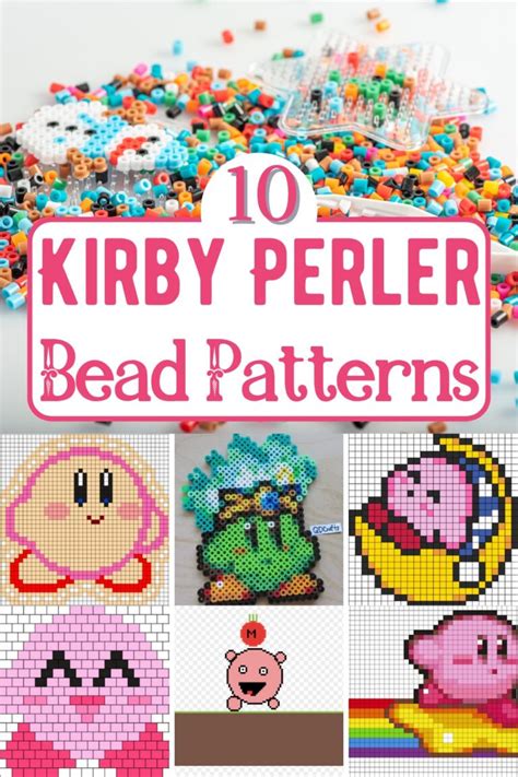 10 Kirby Perler Beads Patterns For Gaming Fans Diy Crafts