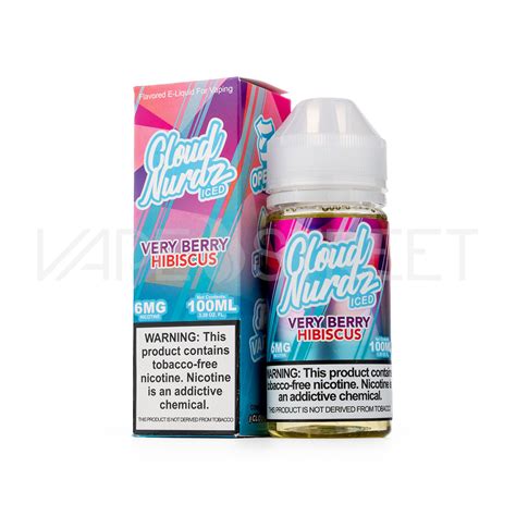 Cloud Nurdz Iced Very Berry Hibiscus 100ml Vape Street