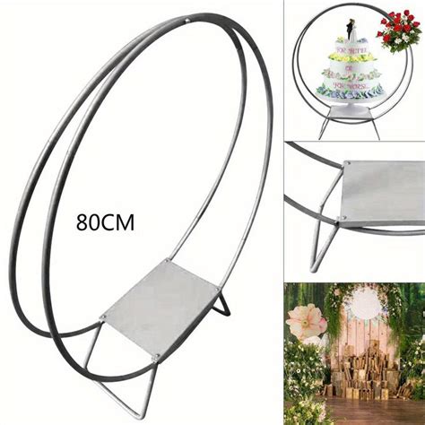 Temu｜soporte Para Tartas De Doble Anillo De 80 Cm De Diámetro Soporte