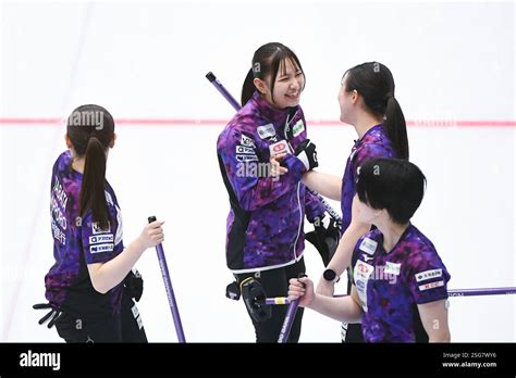 Hokkaido Bank Team Group 8 FÉvrier 2025 Curling Championnats Du