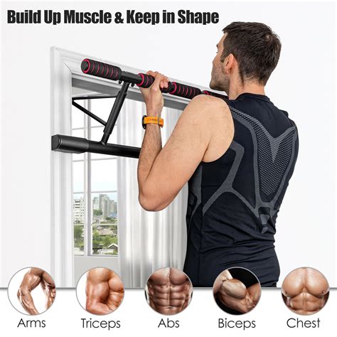 Tool Free Exercise Bar Poskou Doorway Pull Up Bar No Screws Home