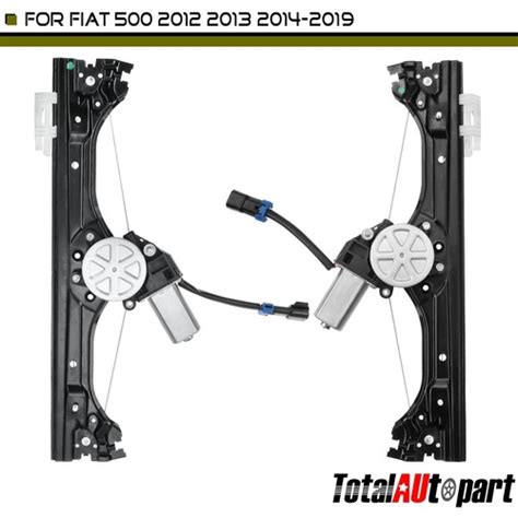 2pcs Window Regulator With Motor For Fiat 500 2012 2019 Front Left