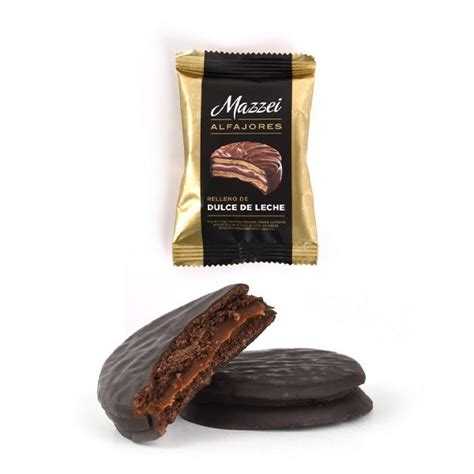 Alfajor Mazzei Premium Negro 50g Macedonia