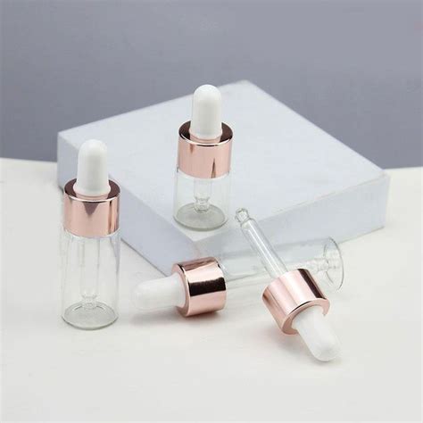 5ml 10ml 15ml 20ml Clear Glass Essential Oil Eye Dropper Bottle