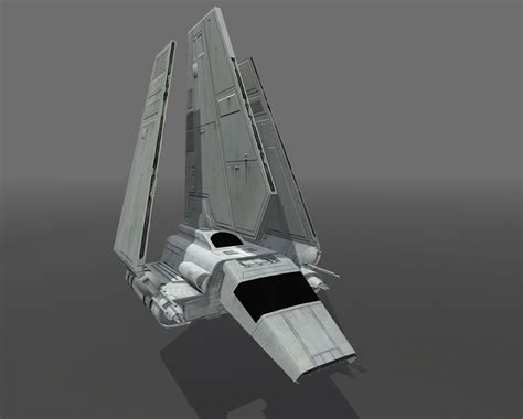 Game Ready Star Wars Imperial Shuttle Class Lambda 3d Model 49 Fbx