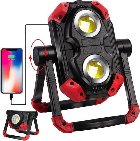 Adelante Rechargeable Led Work Light With Magnetic Bases 2500lm 6500k