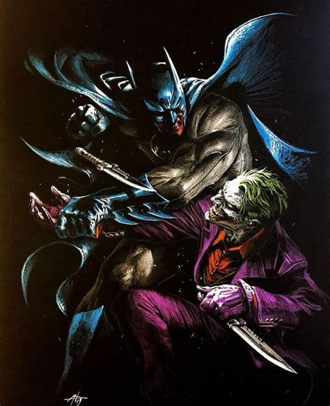Batman Vs Joker Art