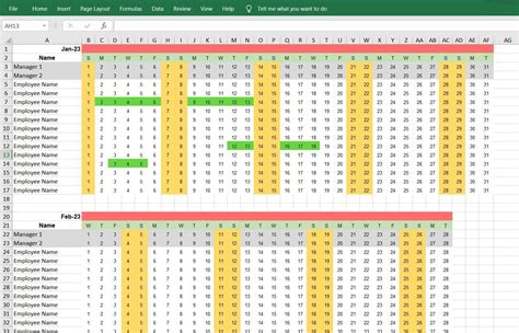 Staff Annual Leave Tracker Holiday Calendar For Work Excel 2026