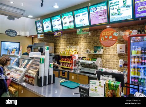 Food Serving Counters Subway Style