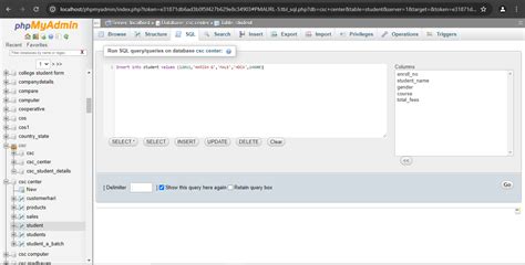 Insertion Of Data Into A Table Online Education And Certification