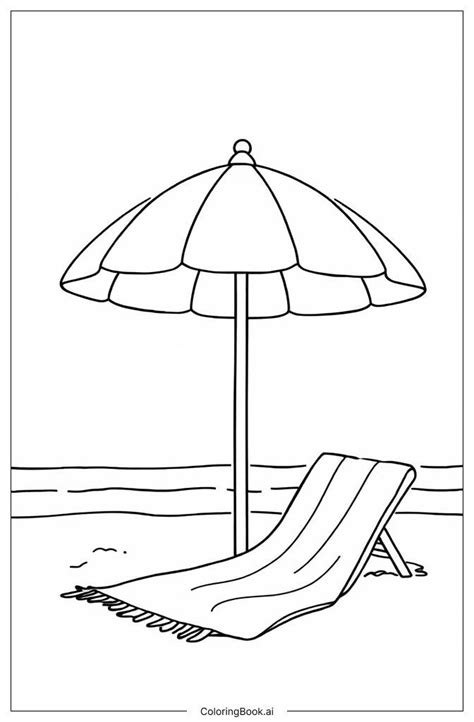 Dibujos Para Colorear De Playa