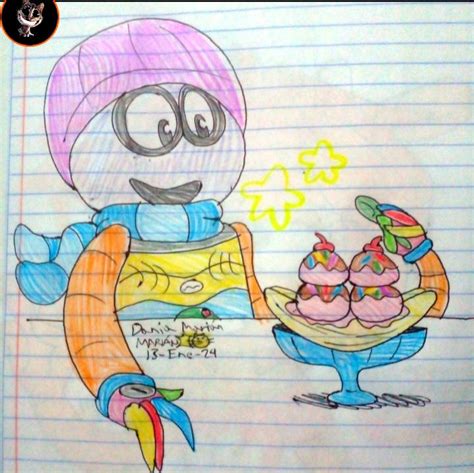 Olly Comiendo Banana Split Tiny Chef Show Uwu By Tinitoonstar On Deviantart