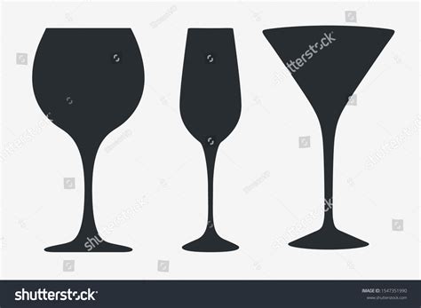 Wine Glass Icon Symbol Logo Alcohol Stock Vector Royalty Free