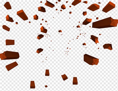 Graphy Explosive Material Explosion Brick Brick Wall Background Brown