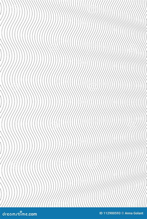 Guilloche Background A Simple Pattern With Wavy Lines Moire Ornament
